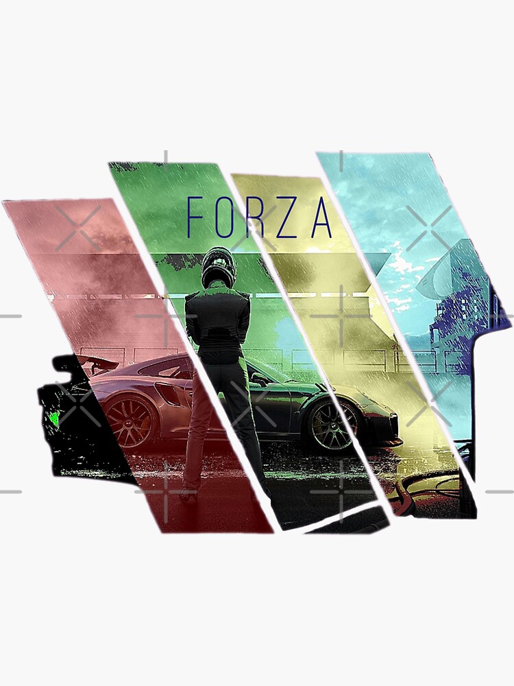 "Forza" Sticker for Sale by innyawindow | Redbubble