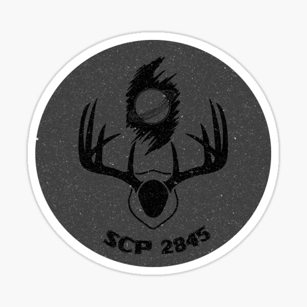 "SCP 2845-The Deer from Saturn" Sticker for Sale by Fanficguru | Redbubble