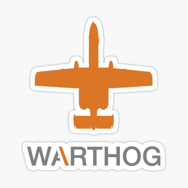 "A-10 Warthog" Sticker by TGStudios | Redbubble