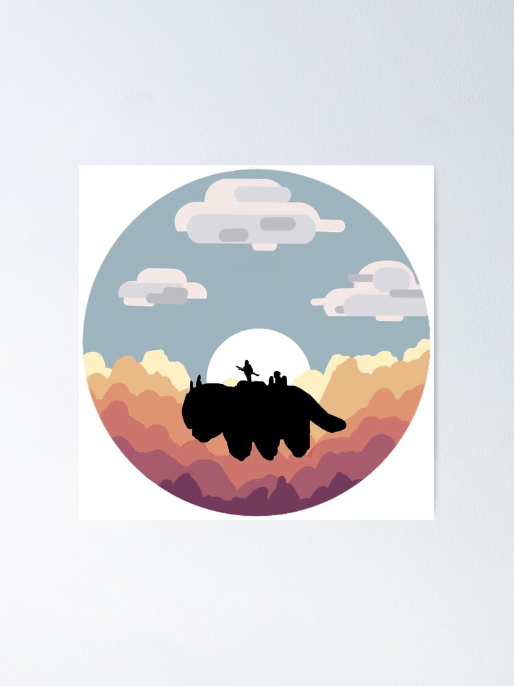 "Appa and the Gaang" Poster by Ginora | Redbubble
