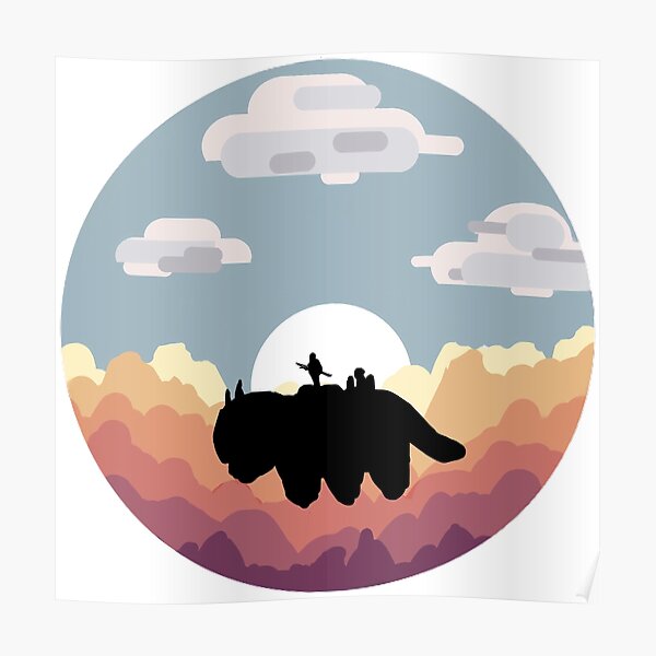 "Appa and the Gaang" Poster by Ginora | Redbubble