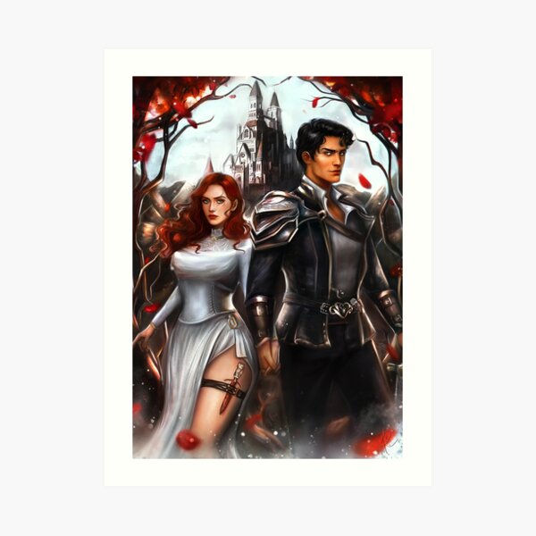 "From Blood and Ash Poppy and Hawke" Art Print for Sale by bxromance | Redbubble