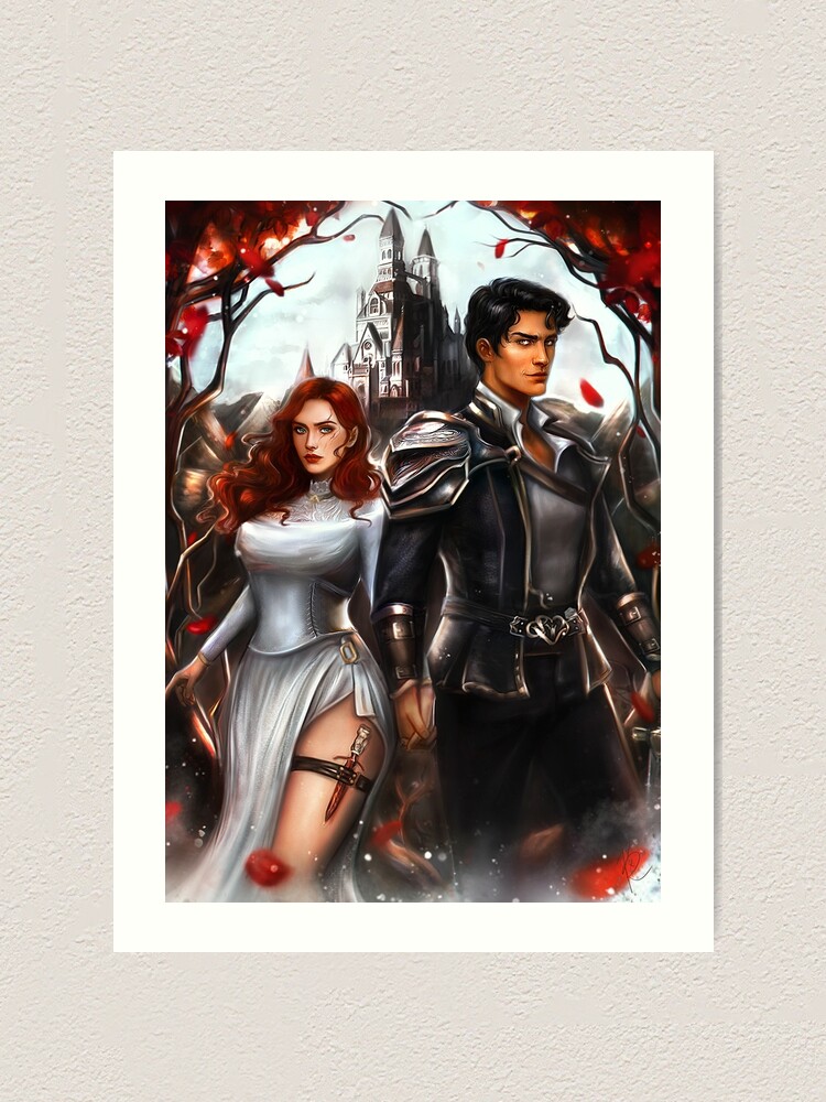 "From Blood and Ash Poppy and Hawke" Art Print for Sale by bxromance | Redbubble