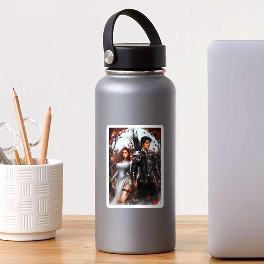 "From Blood and Ash Poppy and Hawke" Sticker for Sale by bxromance | Redbubble