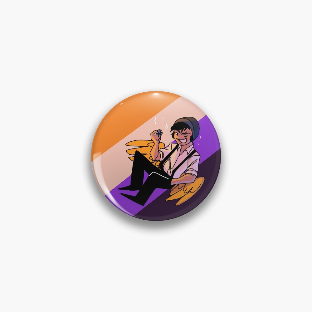 "Quackity Nonbinary Pride" Pin for Sale by friccafracc | Redbubble