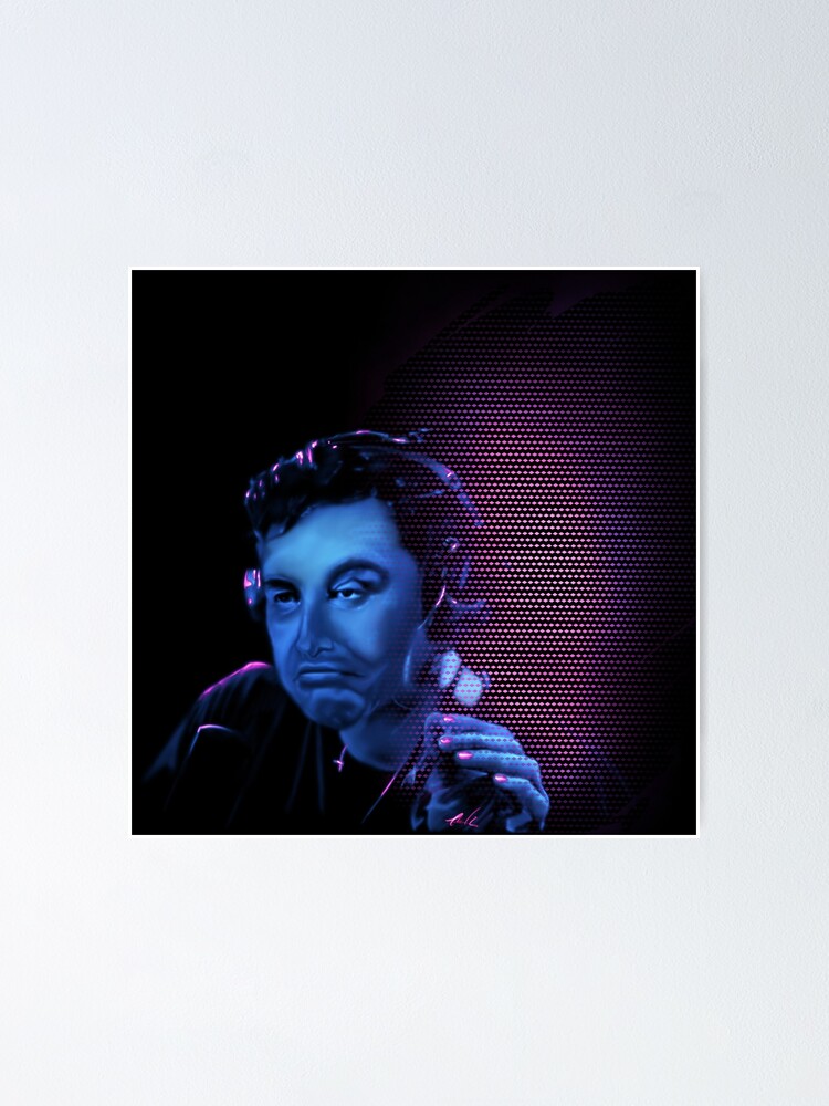 "Neon Elon Musk" Poster by bolodojo | Redbubble