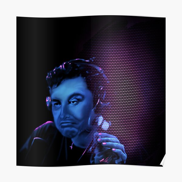 "Neon Elon Musk" Poster by bolodojo | Redbubble