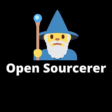 "Open Sourcerer" Sticker by leo-jess | Redbubble