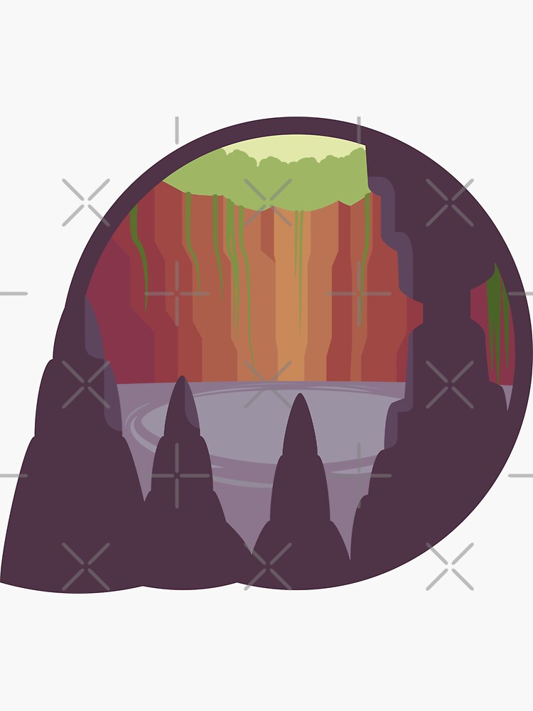 "Cenote" Sticker for Sale by NomancyDesign | Redbubble