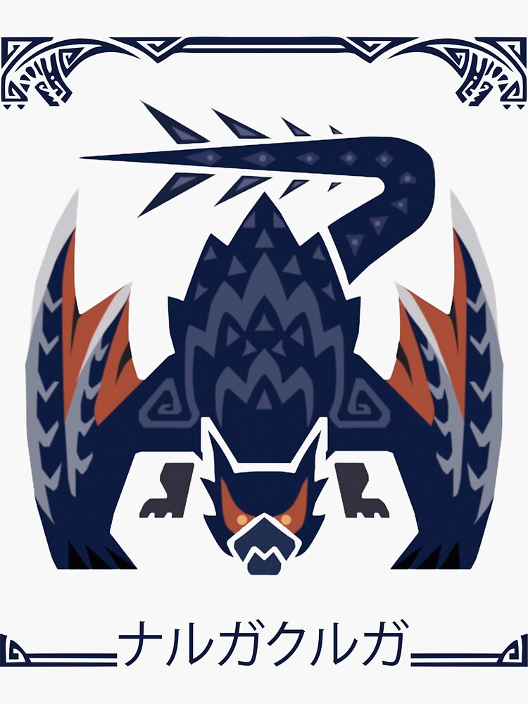 "Nargacuga - Flying Wyvern" Sticker for Sale by imlaw | Redbubble