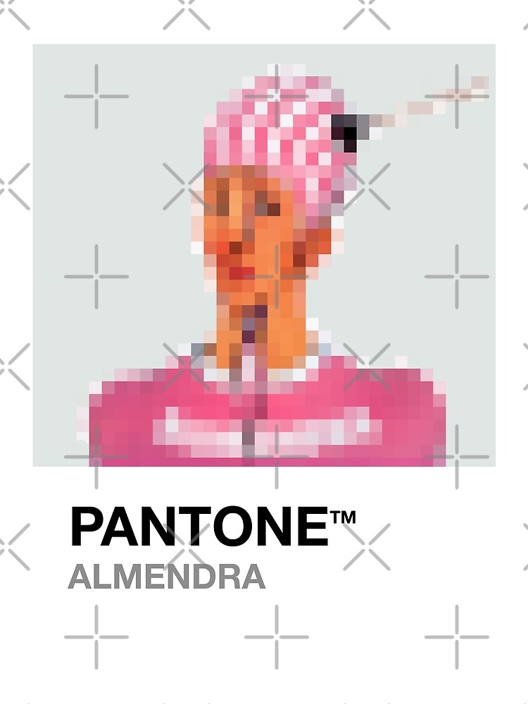 "Pantone ALMOND pixel" Poster for Sale by prustenvc | Redbubble