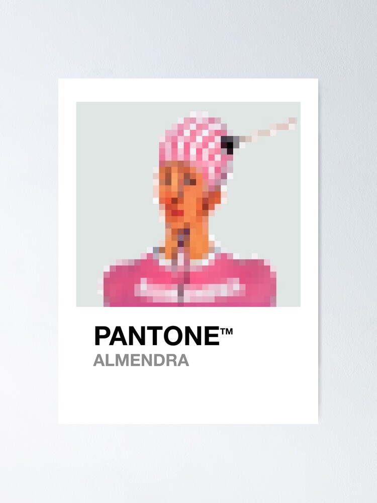 "Pantone ALMOND pixel" Poster for Sale by prustenvc | Redbubble