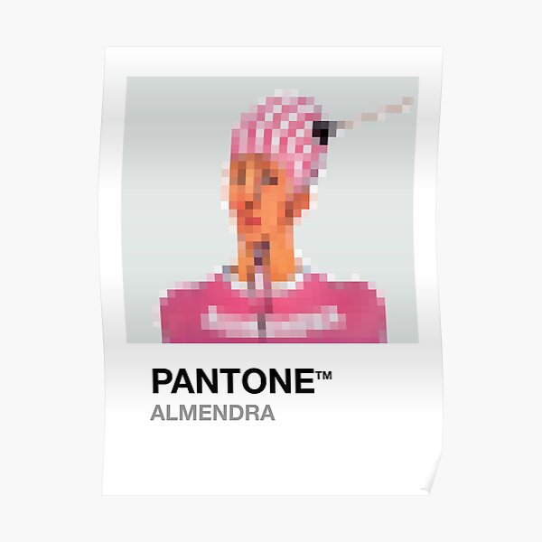 "Pantone ALMOND pixel" Poster for Sale by prustenvc | Redbubble