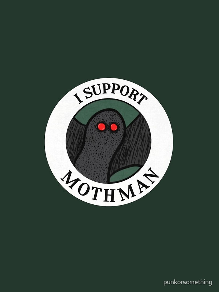 "I Support Mothman" iPhone Case for Sale by punkorsomething | Redbubble