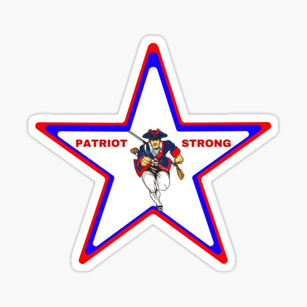 "Patriot Strong" Sticker for Sale by artistoutfitter | Redbubble