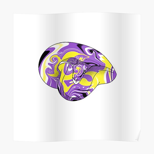 "Non-binary snake ^^" Poster for Sale by Itsnananymph7 | Redbubble
