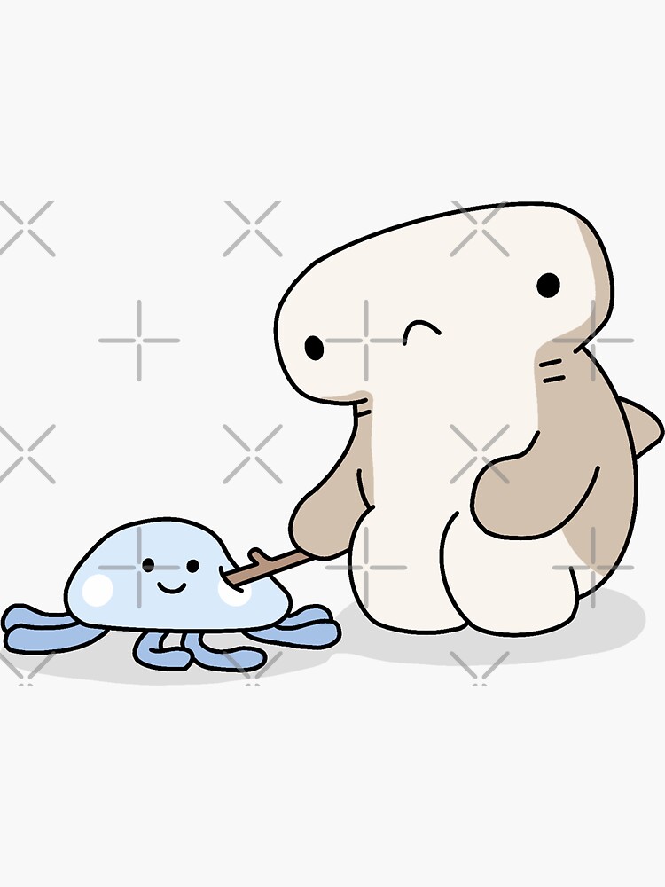 "Samezu Jellyfish" Sticker for Sale by yktv-kloi | Redbubble