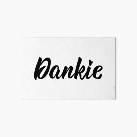 "Afrikaans text: Thank you. Lettering. Dankie" Art Board Print for Sale ...