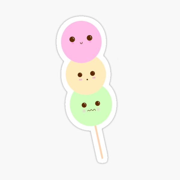 "Kawaii Dango " Sticker for Sale by Panakake78 | Redbubble