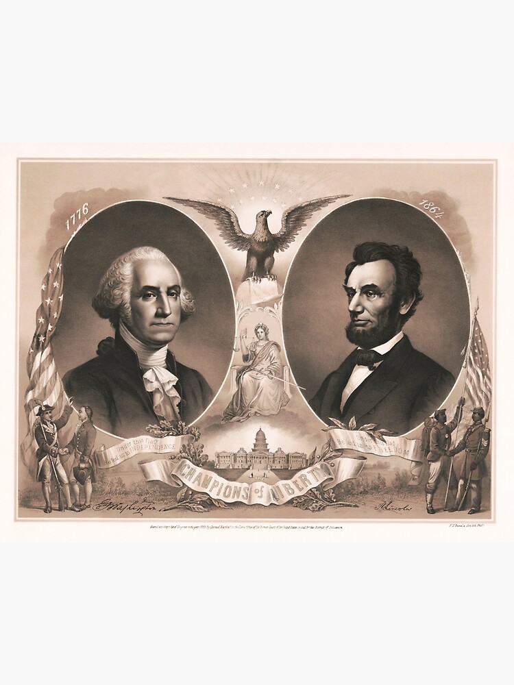 Póster «George Washington y Abraham Lincoln - Los campeones de la ...