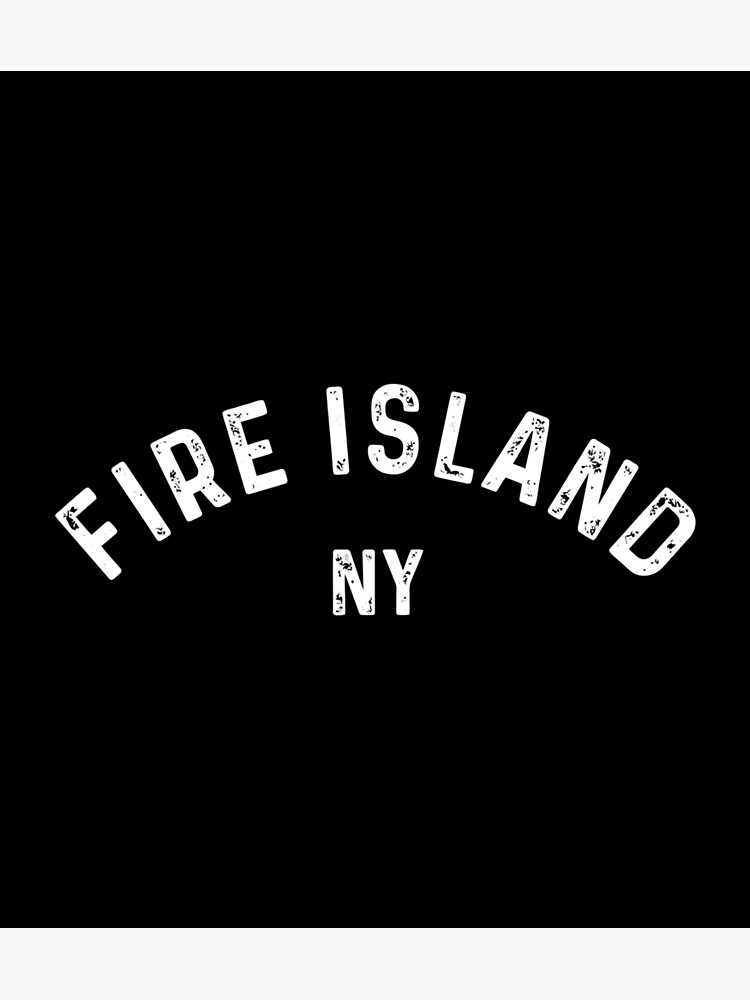 "Classic Vintage Fire Island New York Retro" Poster for Sale by ...
