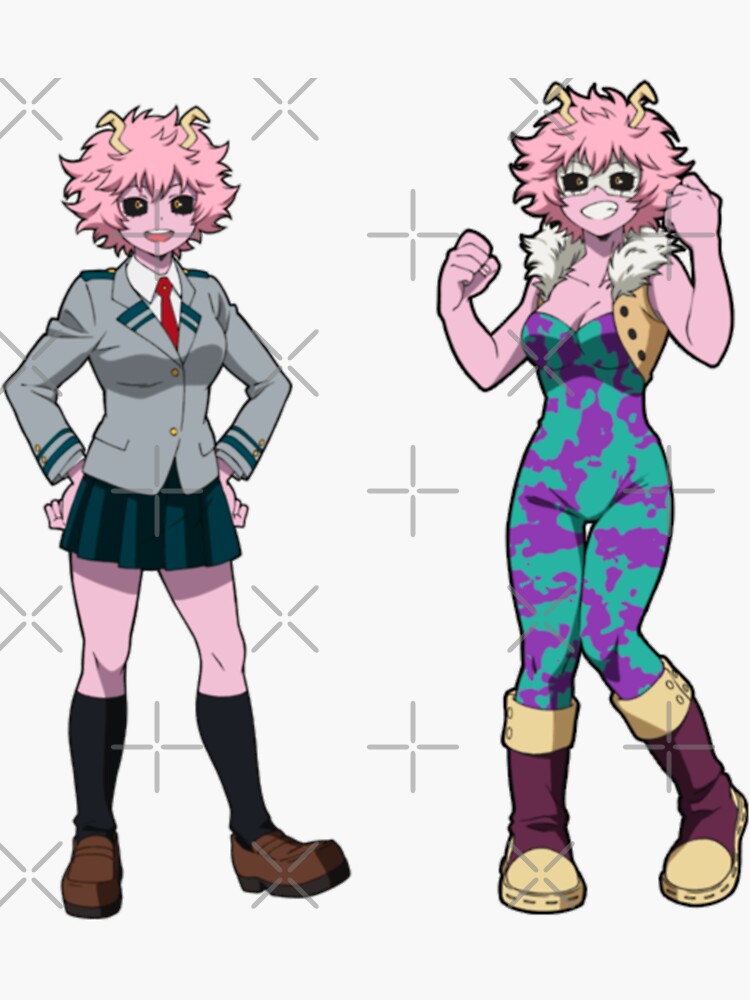 "mina ashido pack" Sticker for Sale by shakiraa | Redbubble