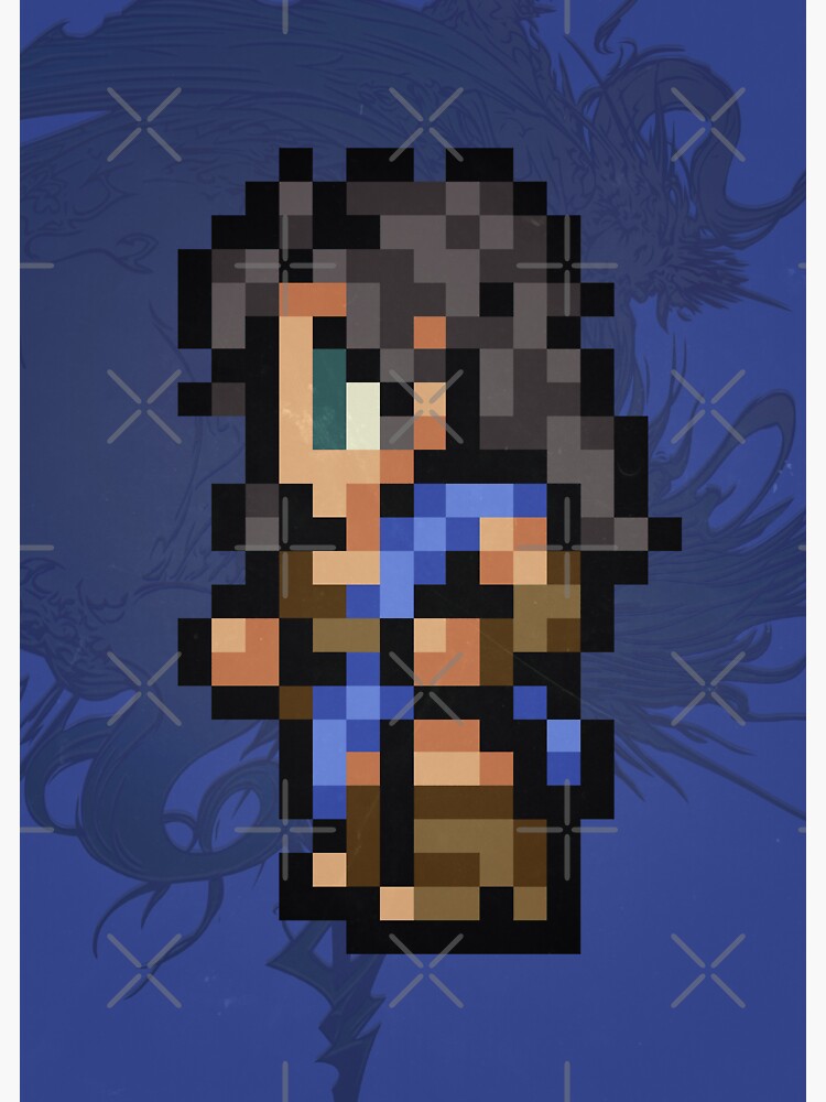 "Final Fantasy XIII - Fang Sprite" Sticker for Sale by SpriteZone ...
