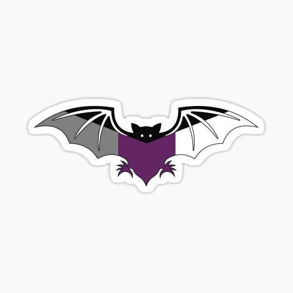 "Pride Bats - Demi/Demisexual Pride" Sticker for Sale by DapperZombee ...
