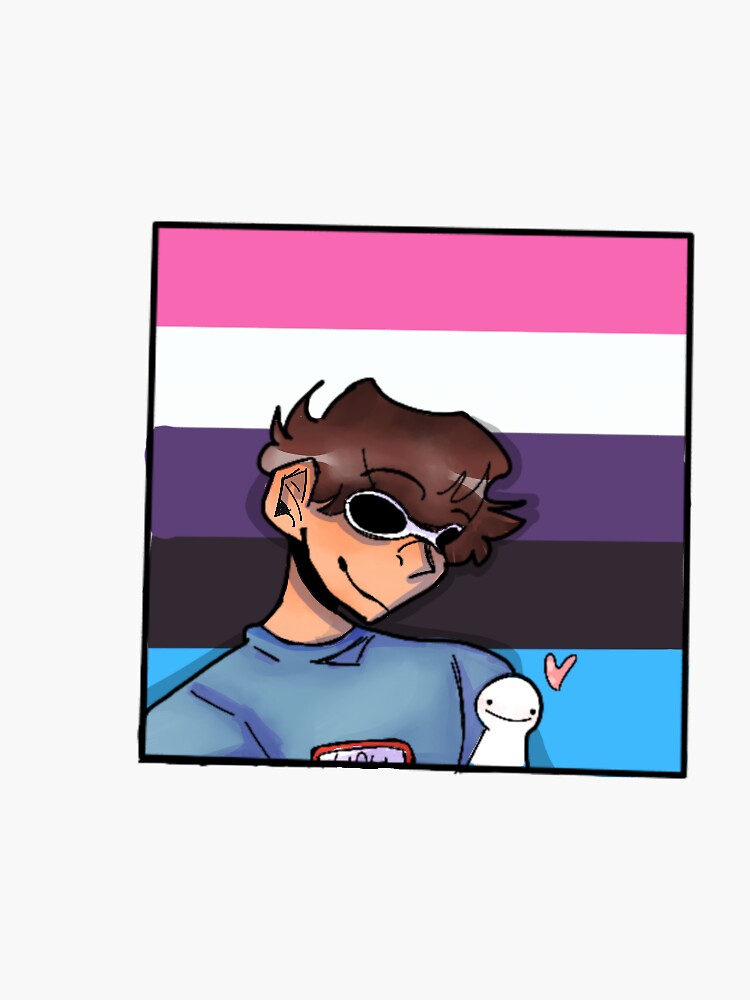"Gnf, dream pride month" Sticker for Sale by Let-Me-rest | Redbubble