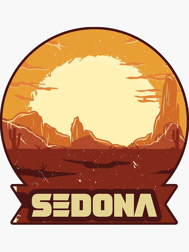 "Sedona National Park" Sticker for Sale by Ras-man93 | Redbubble