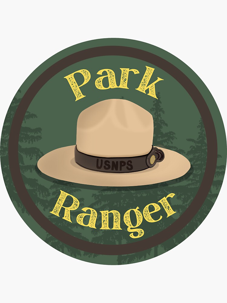 "Park Ranger" Sticker for Sale by FirAndFae | Redbubble