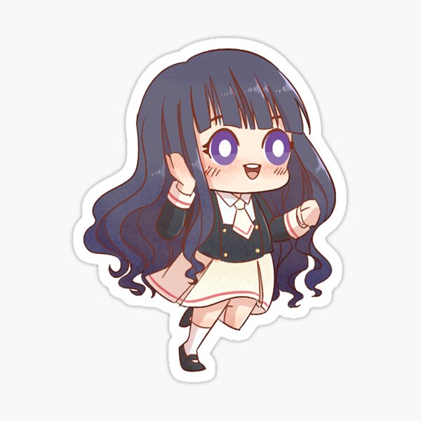 "Tomoyo Chibi " Sticker for Sale by ChauBall | Redbubble