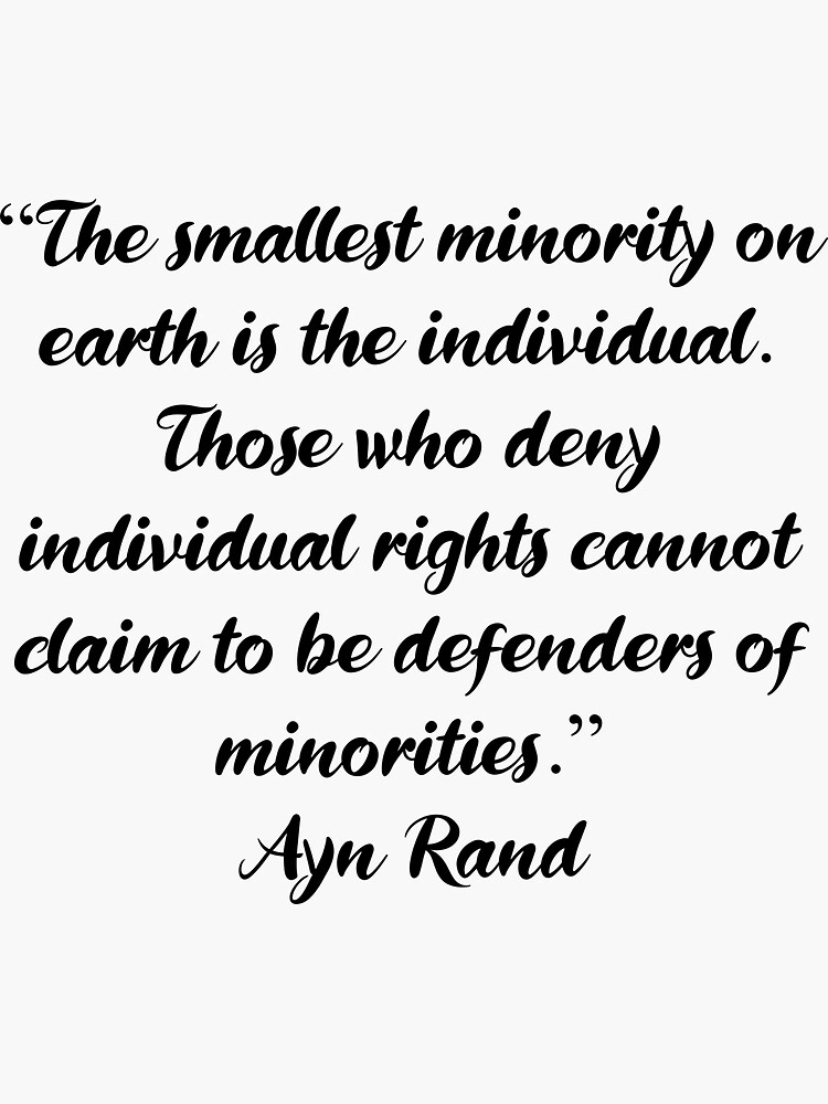 "Ayn Rand Quotes" Sticker for Sale by 4ever-Undaunted | Redbubble