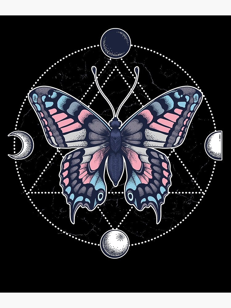 "Transgender Butterfly" Poster for Sale by Psitta | Redbubble