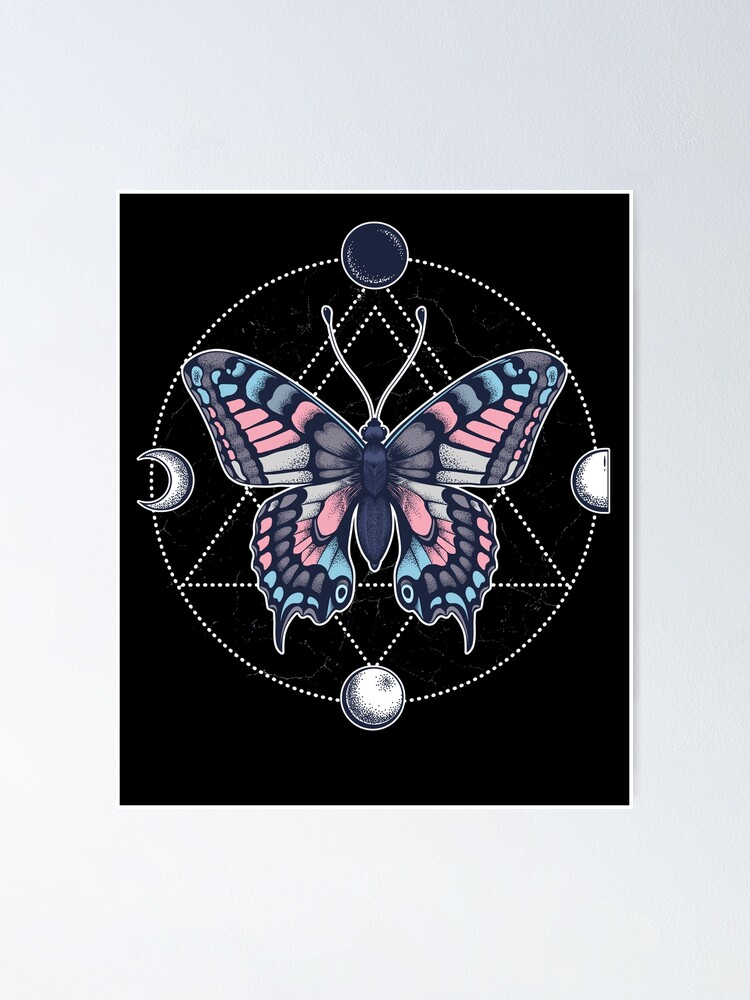 "Transgender Butterfly" Poster for Sale by Psitta | Redbubble