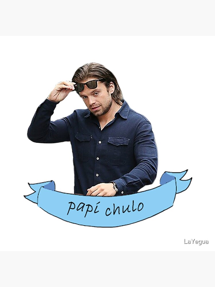 ""Papi Chulo" Sebastian Stan" Art Print for Sale by LaYegua | Redbubble