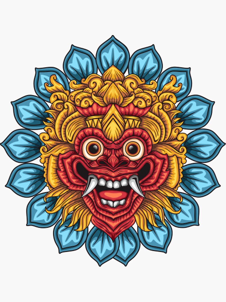 "Barong bali potrait" Sticker for Sale by jolenetoby891 | Redbubble