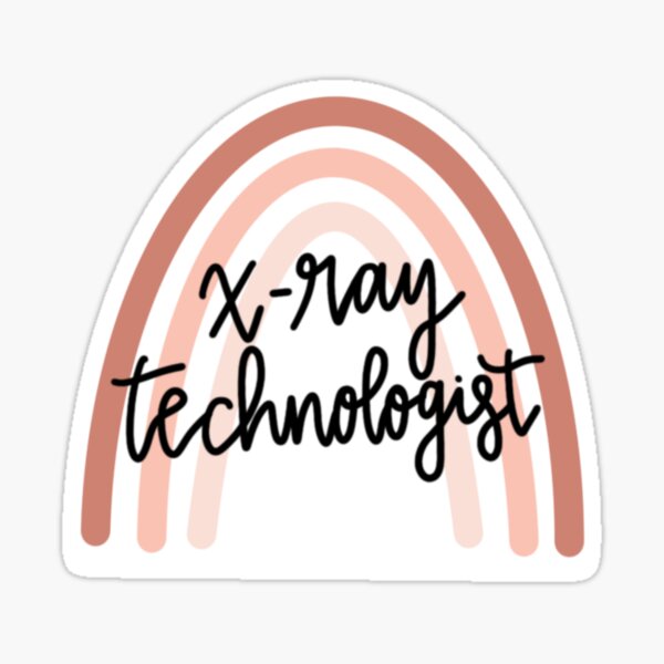"X-ray Technologist, X-Ray Tech, Radiology, Rainbow" Sticker for Sale ...