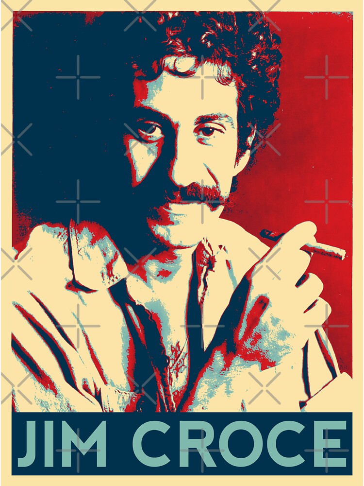 "Hope Style Jim Croce Pop Art Vintage" Sticker for Sale by ihirthe ...