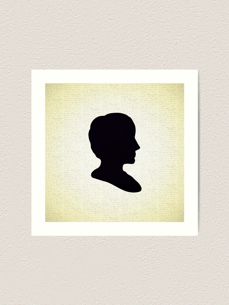 "Ada Lovelace Silhouette " Art Print for Sale by aubergdesigns | Redbubble