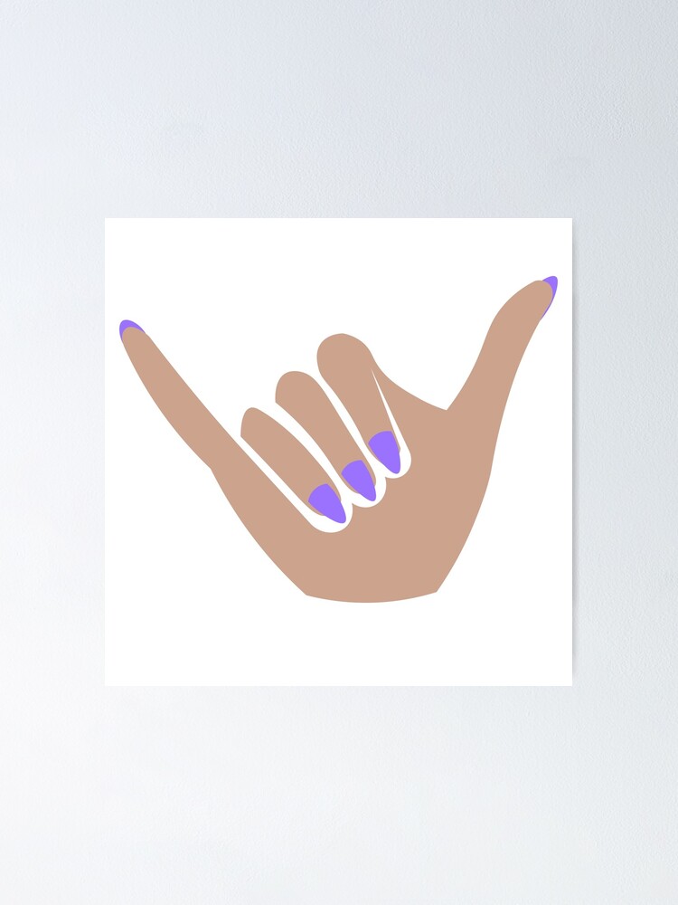 "Women hand sign" Poster for Sale by hazi89 | Redbubble
