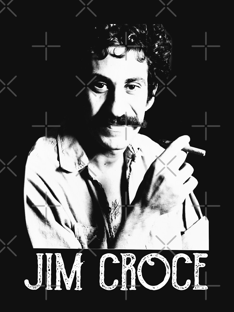 "Classic Jim Croce - White Stencil" Essential T-Shirt for Sale by ...