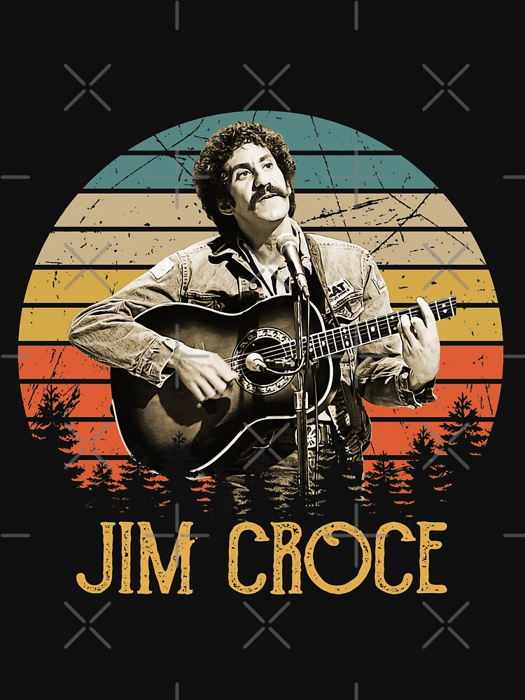 "Retro Vintage Jim Folk Croce" Essential T-Shirt for Sale by ihirthe ...