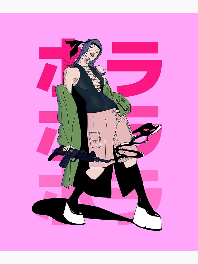 "Grunge Aesthetic Anime Girl" Poster by WeebWrld | Redbubble