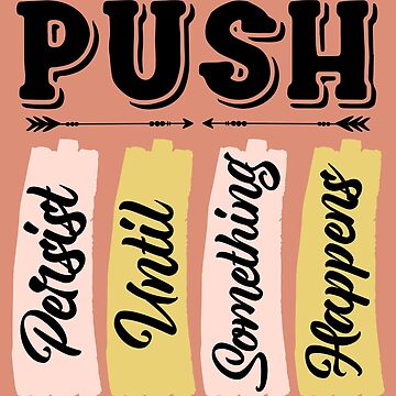"Christian Push Acronym" Poster for Sale by garmentoffaith | Redbubble