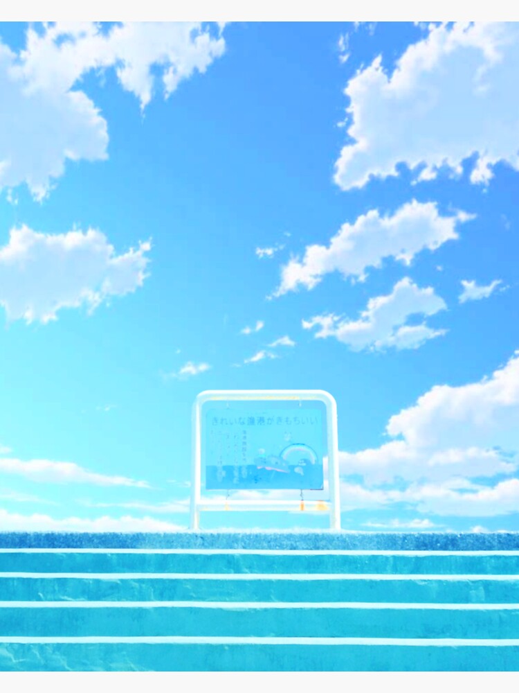 "Board Sign Anime Style" Sticker for Sale by bybear | Redbubble