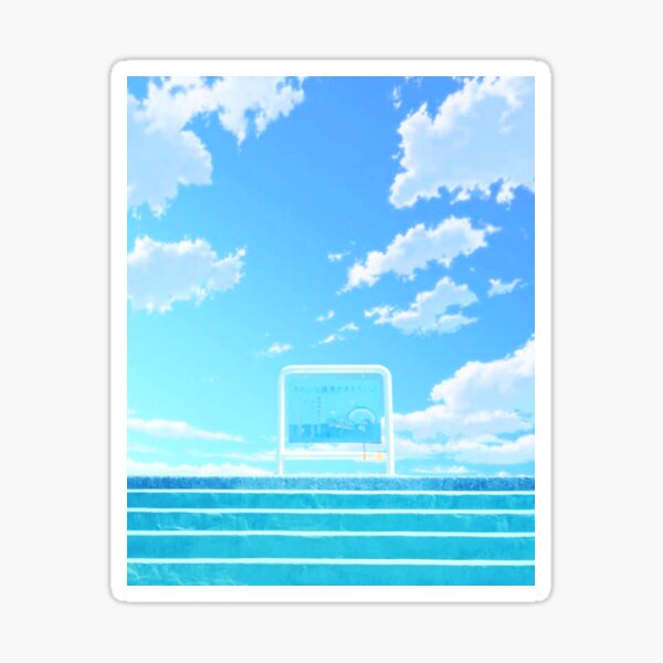 "Board Sign Anime Style" Sticker for Sale by bybear | Redbubble