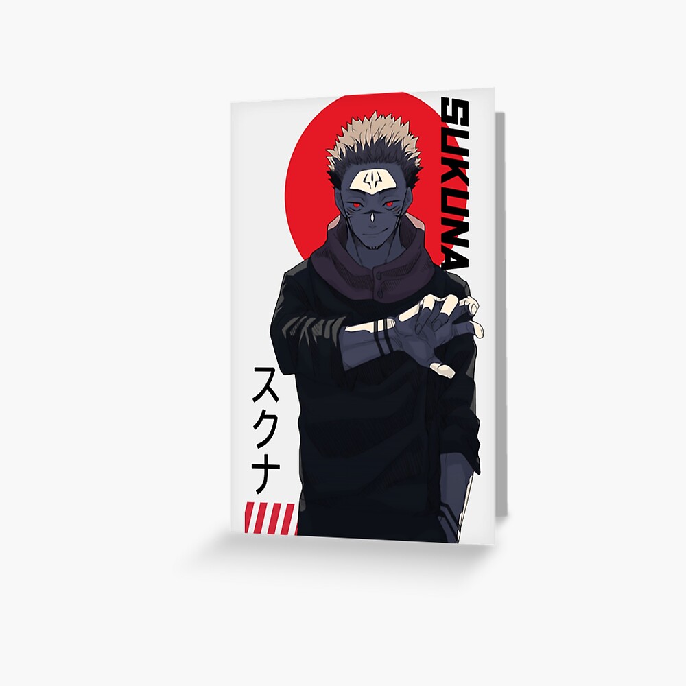 "Sukuna" Greeting Card for Sale by CleverLand | Redbubble