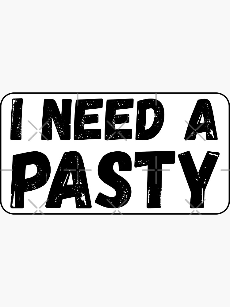 "Cornish Holidays Mean It's Time For a Proper Original Pasty" Sticker ...