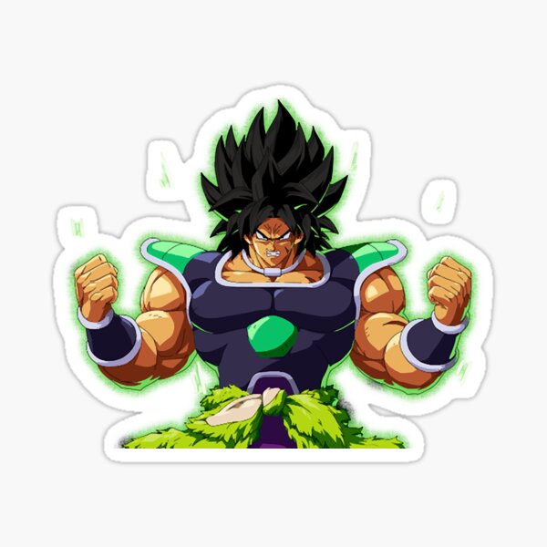 "Broly " Sticker for Sale by KiryloAzari | Redbubble